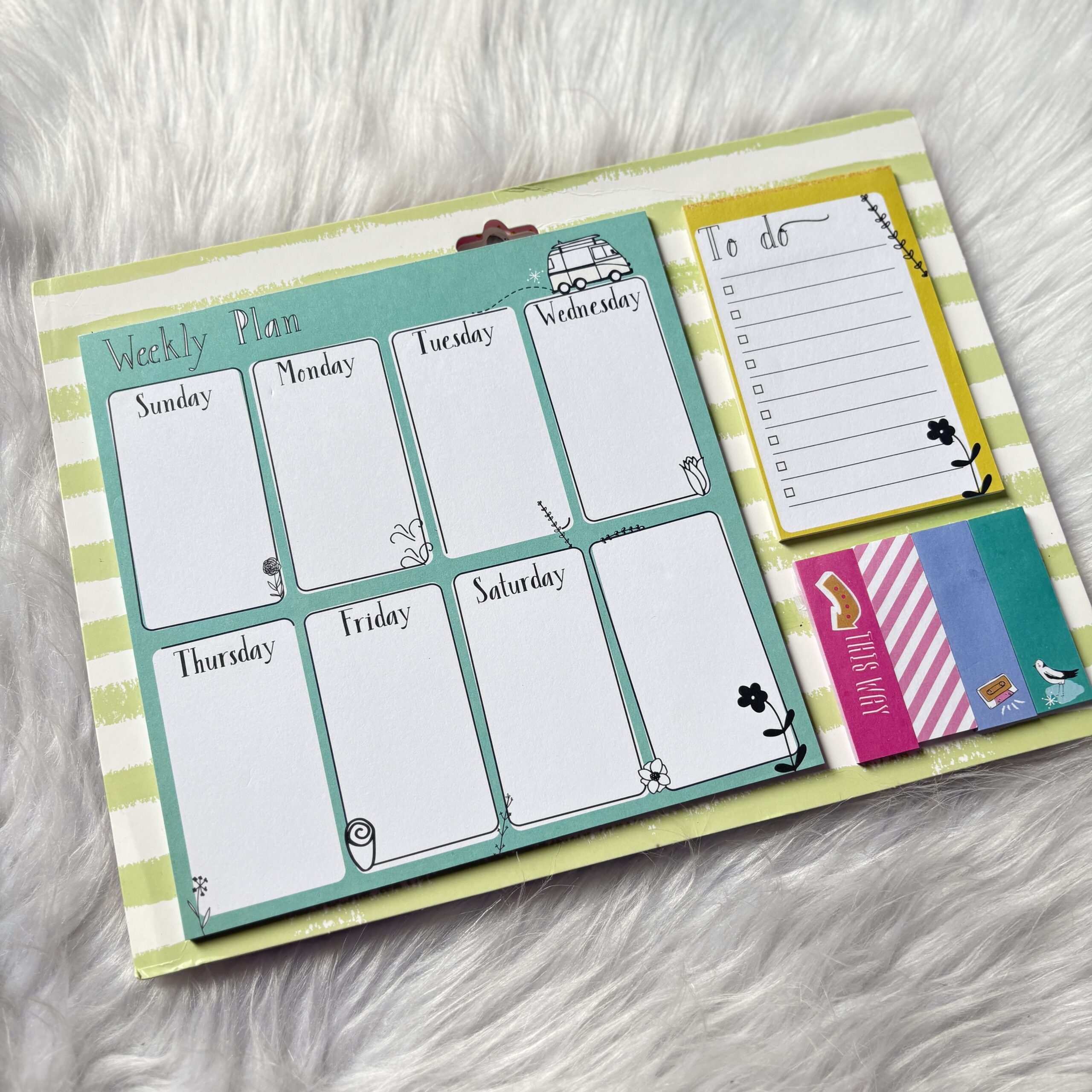 Weekly planner sticky notes premium quality – LetsPropStore