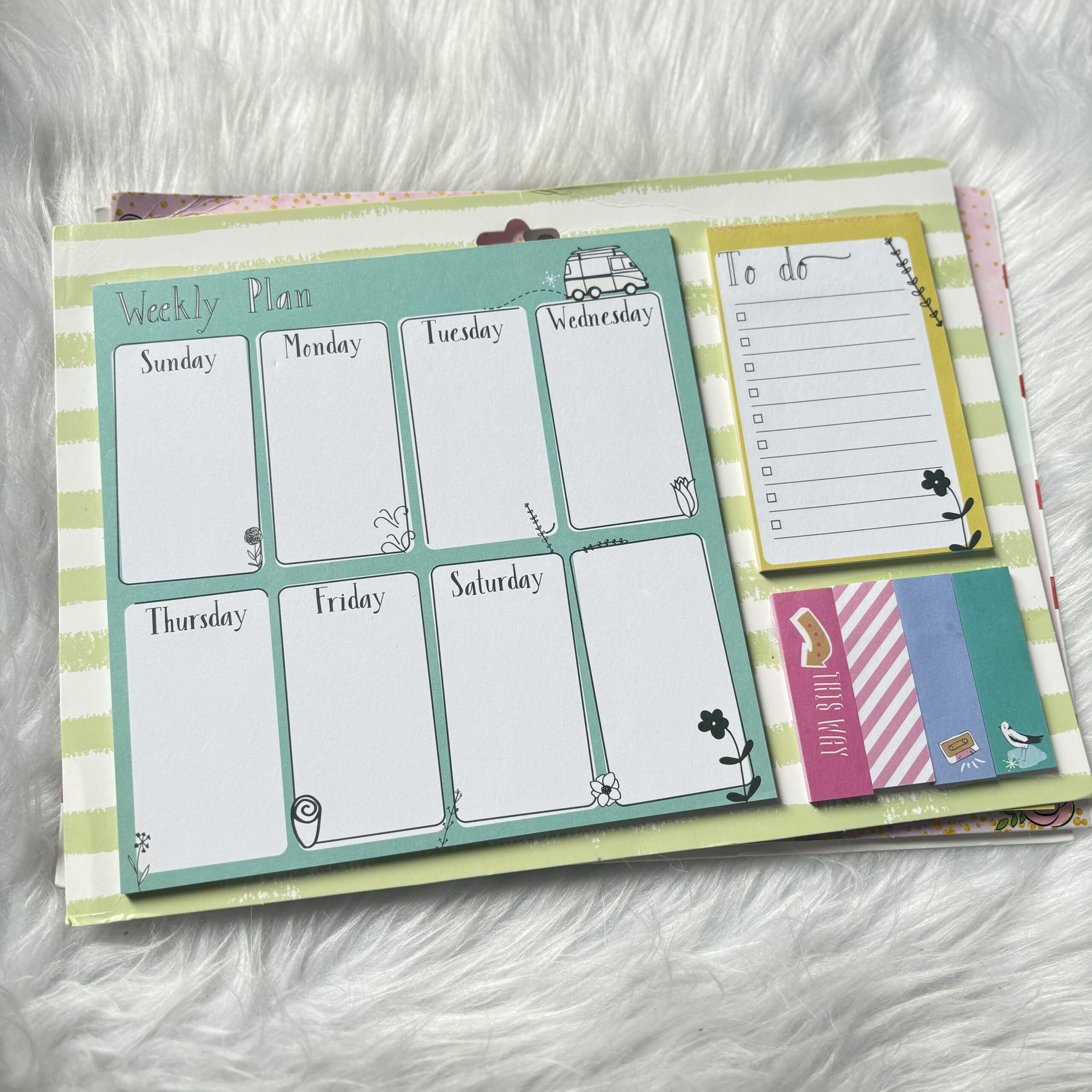 Weekly planner sticky notes premium quality – LetsPropStore