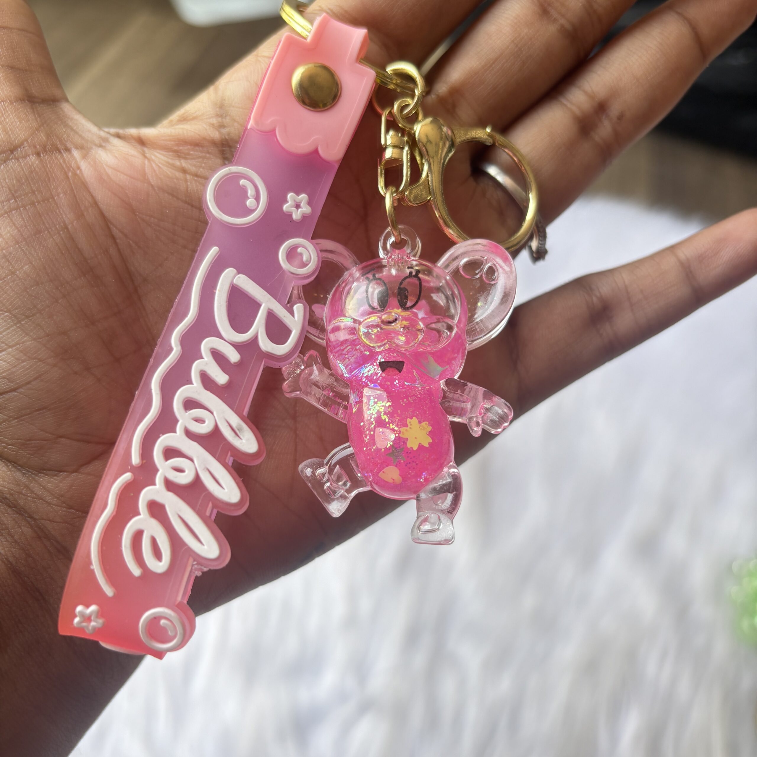 Water Glitter Keychain – LetsPropStore