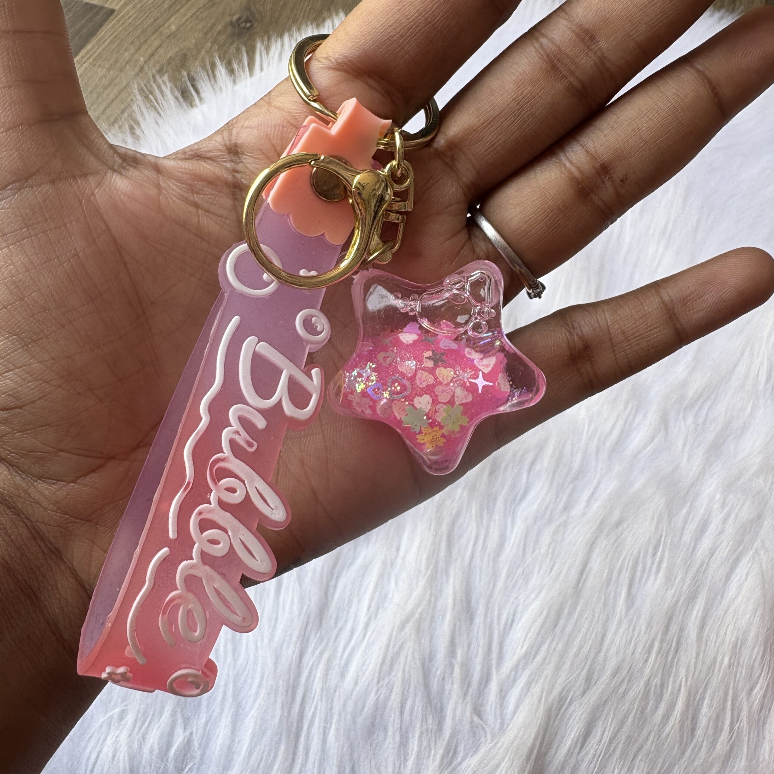 Water Glitter Keychain – LetsPropStore