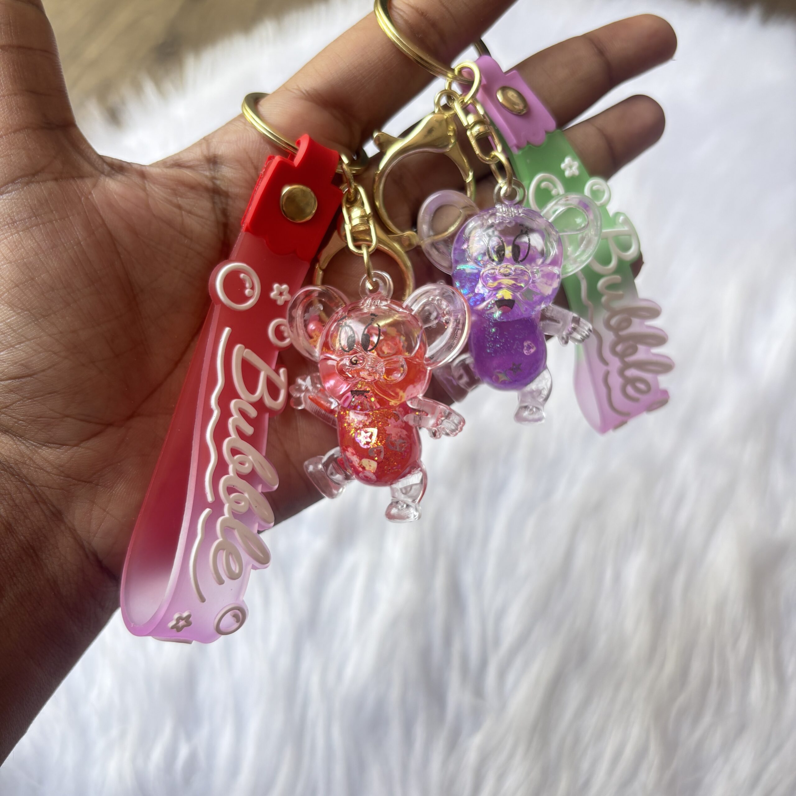Water Glitter Keychain – LetsPropStore